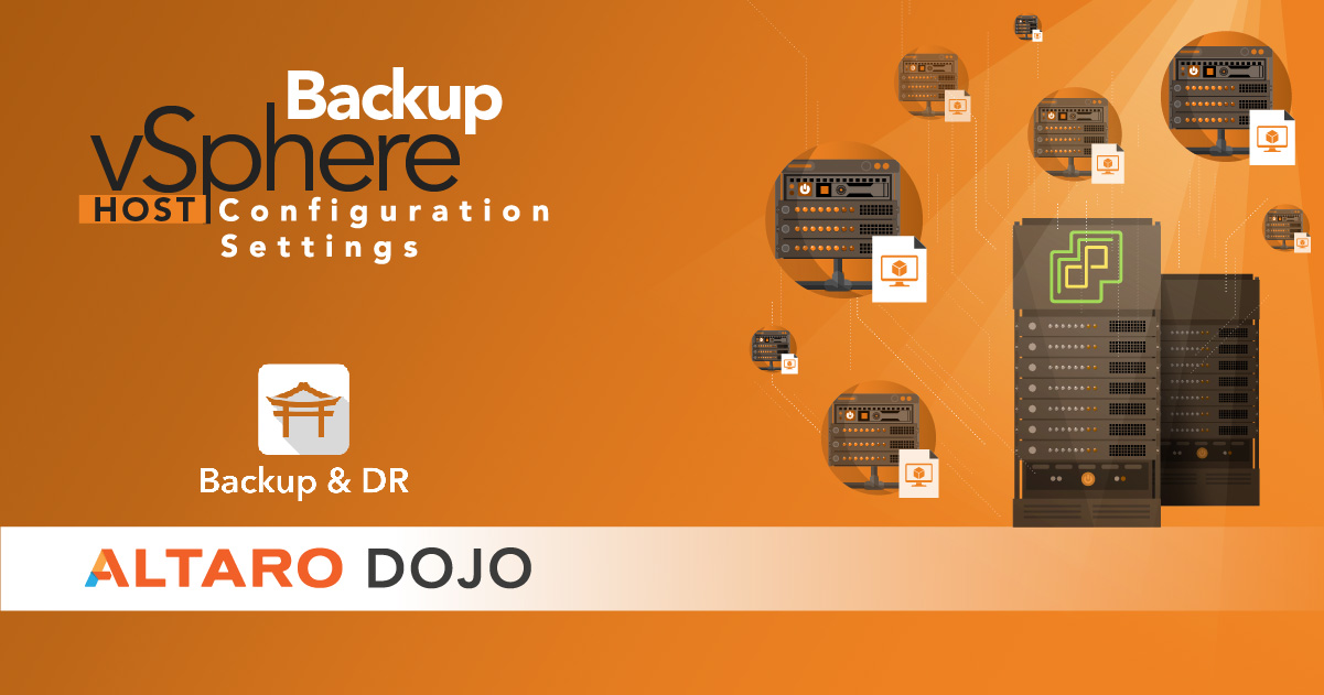 How to back up vSphere Host Configuration Settings - Virtualization ...